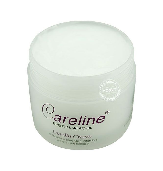 Careline Lanolin Cream with Grape Seed Oil & Vitanmin E 100ml ครีมบำรุง ...