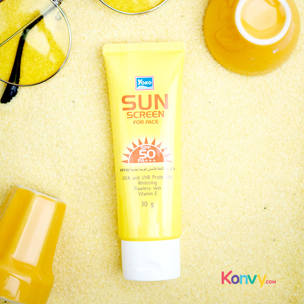 Yoko Sunscreen For Face SPF50/PA+++ 30g