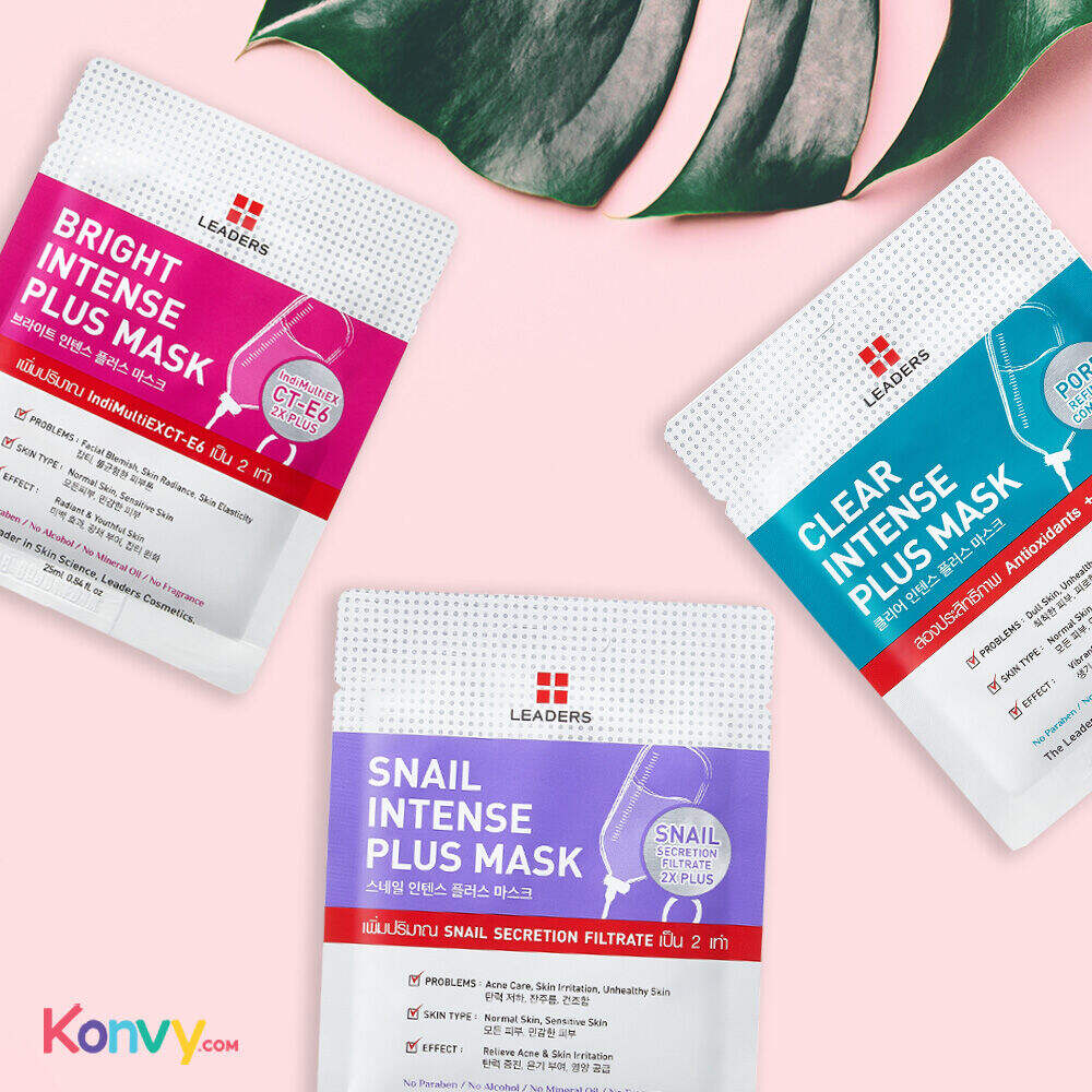 Leaders Bright Intense Plus Mask 25ml